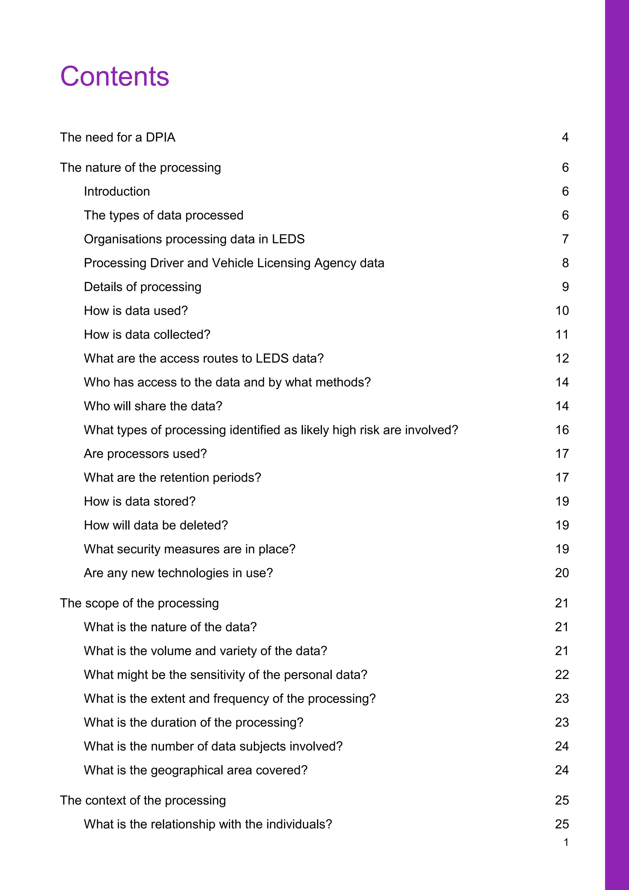 DPIA step by step process approach and methodology | PDF
