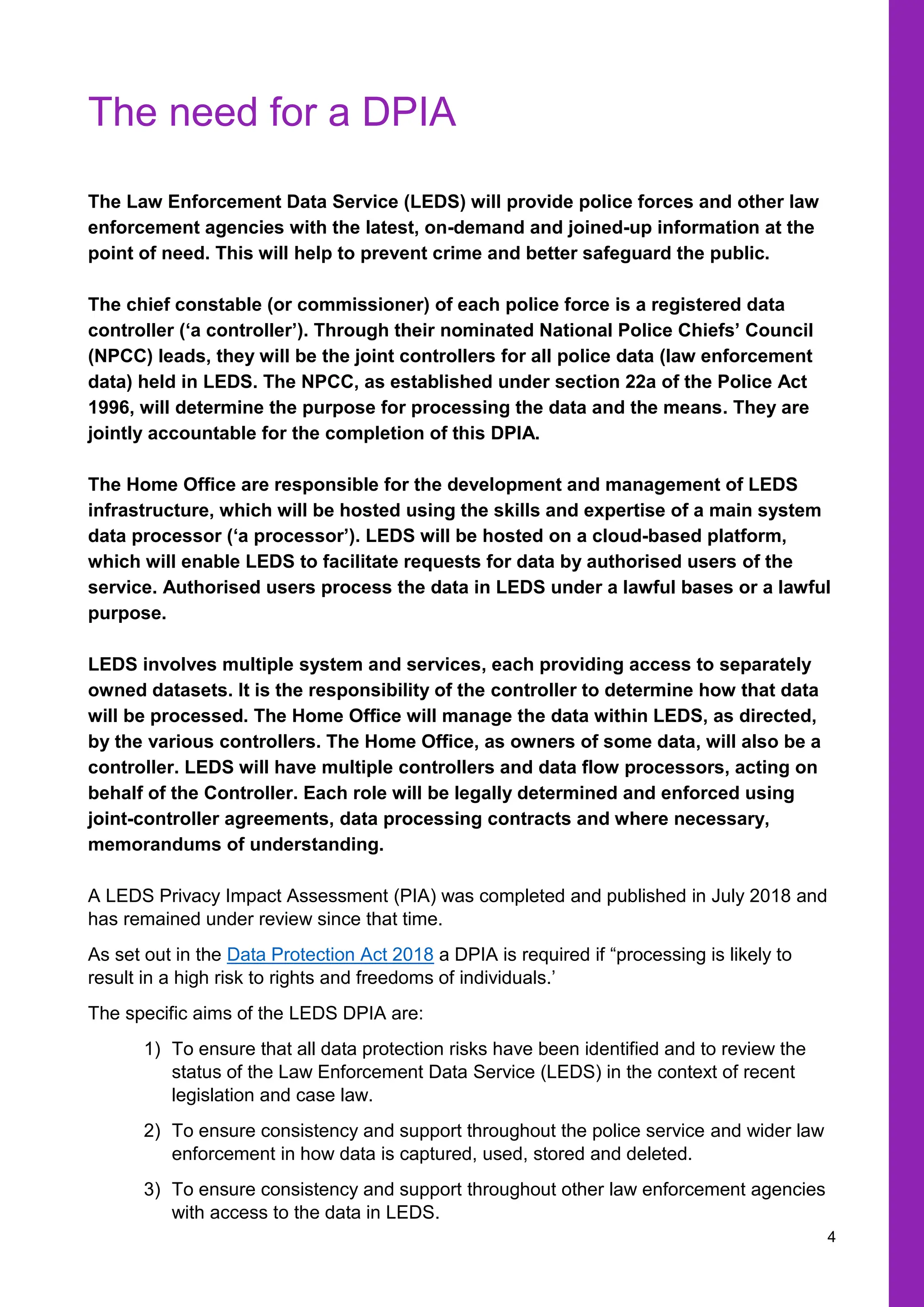 DPIA step by step process approach and methodology | PDF