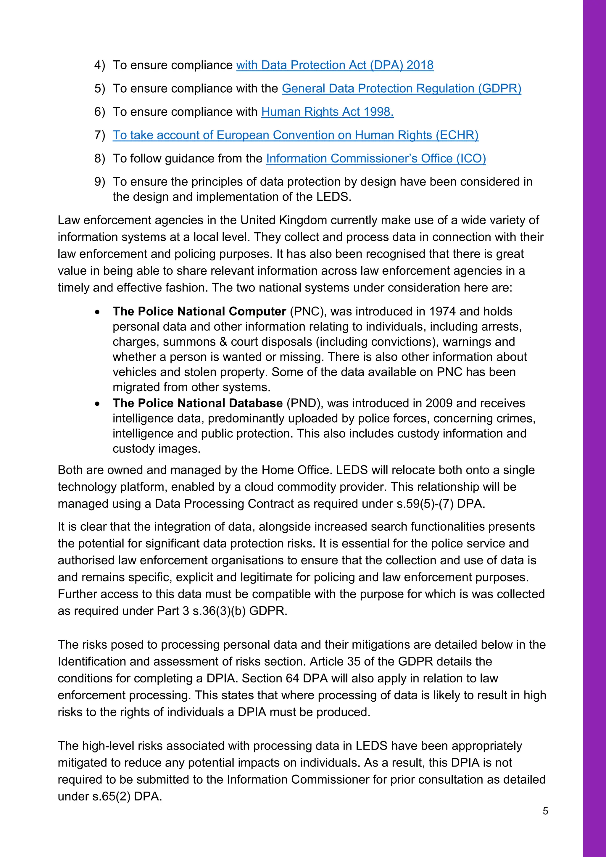 DPIA step by step process approach and methodology | PDF
