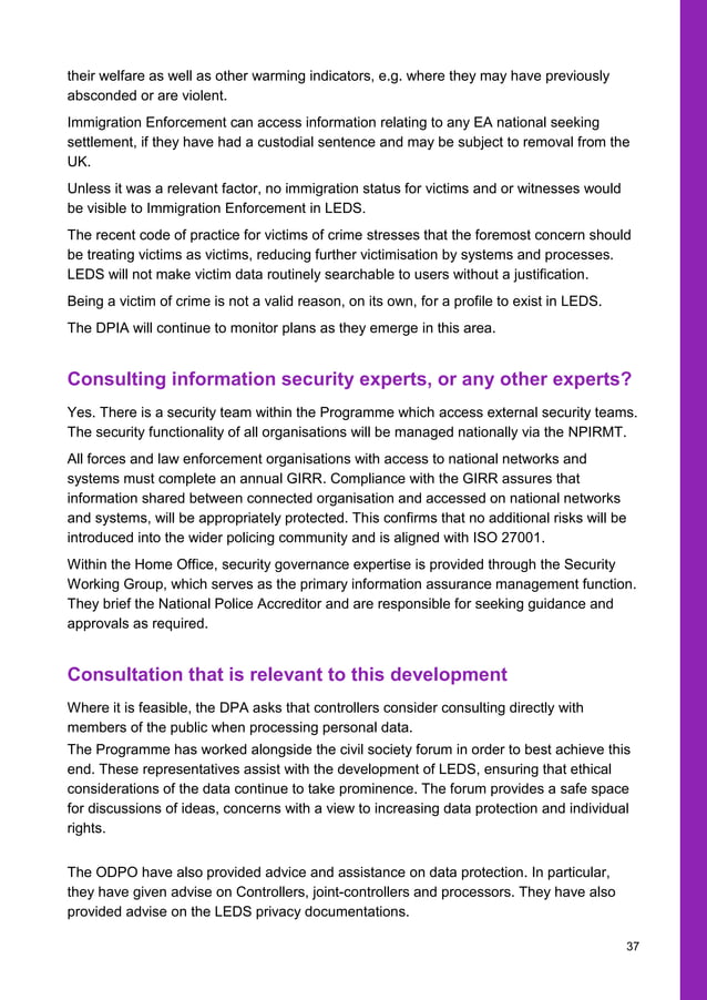 DPIA step by step process approach and methodology | PDF