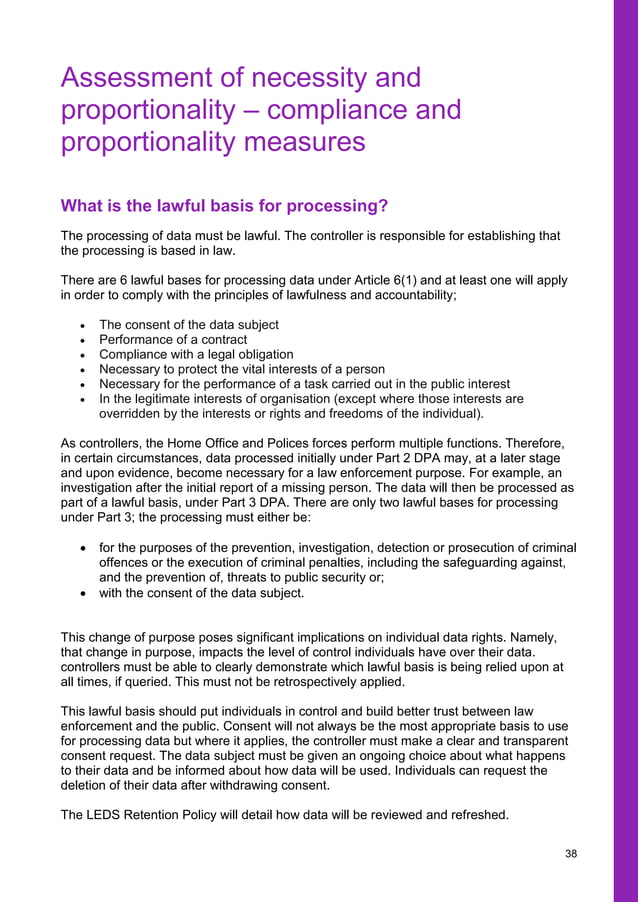 DPIA step by step process approach and methodology | PDF