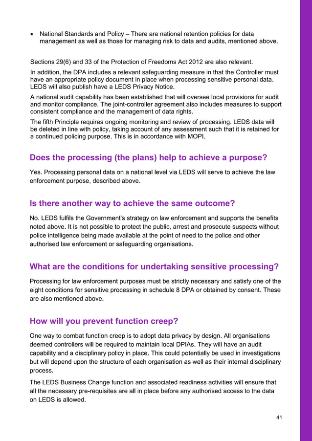 DPIA step by step process approach and methodology | PDF