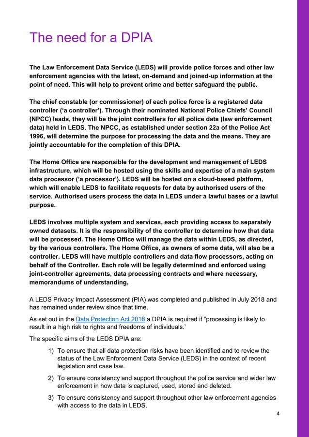 DPIA step by step process approach and methodology | PDF