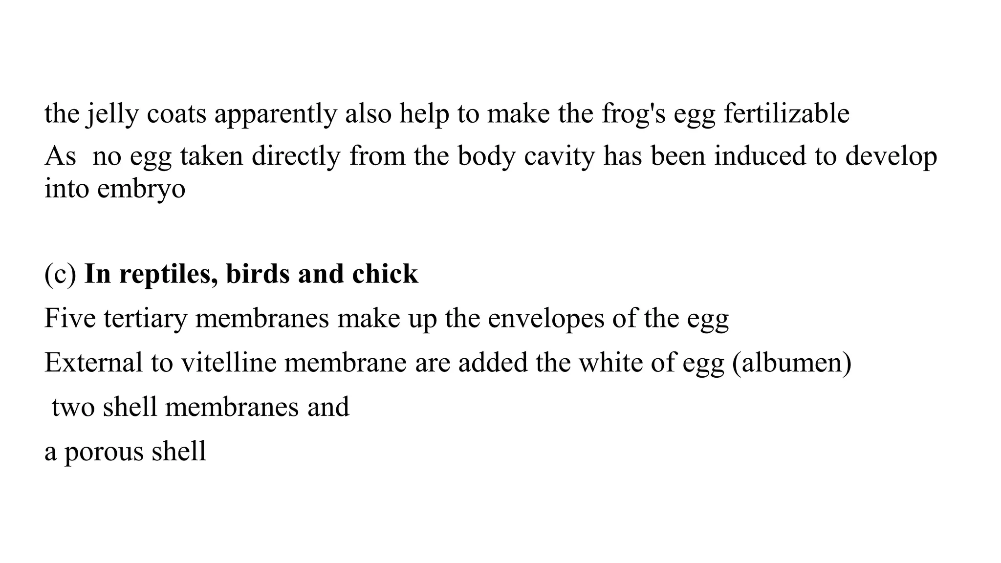 Amount and distribution of yolk and types of egg | PPTX
