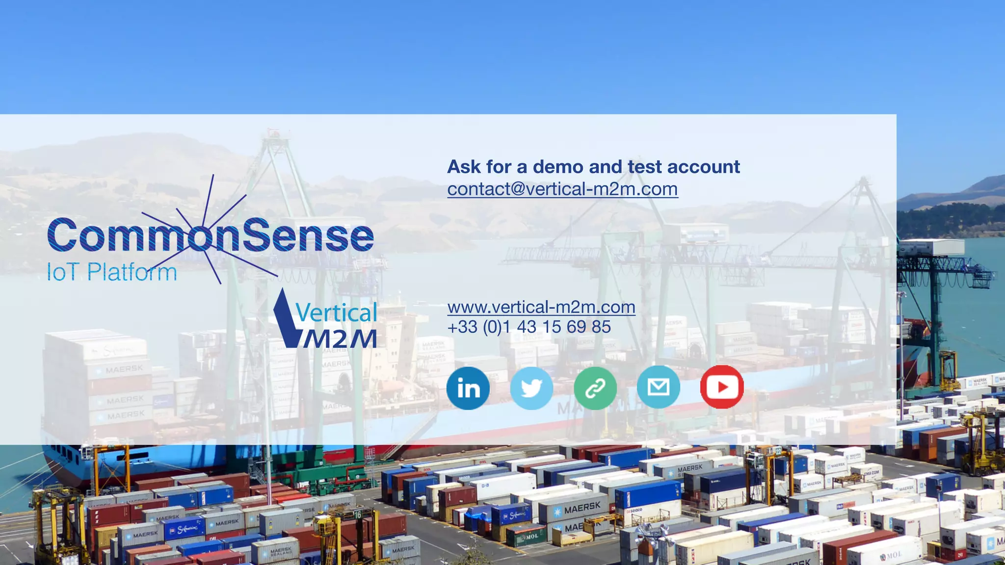 IoT Harbour solutions & smart ports by Vertical M2M with CommonSense ...