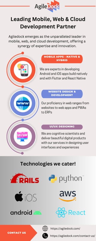 Agiledock: Your Leading Mobile, Web & Cloud Development Partner | PDF
