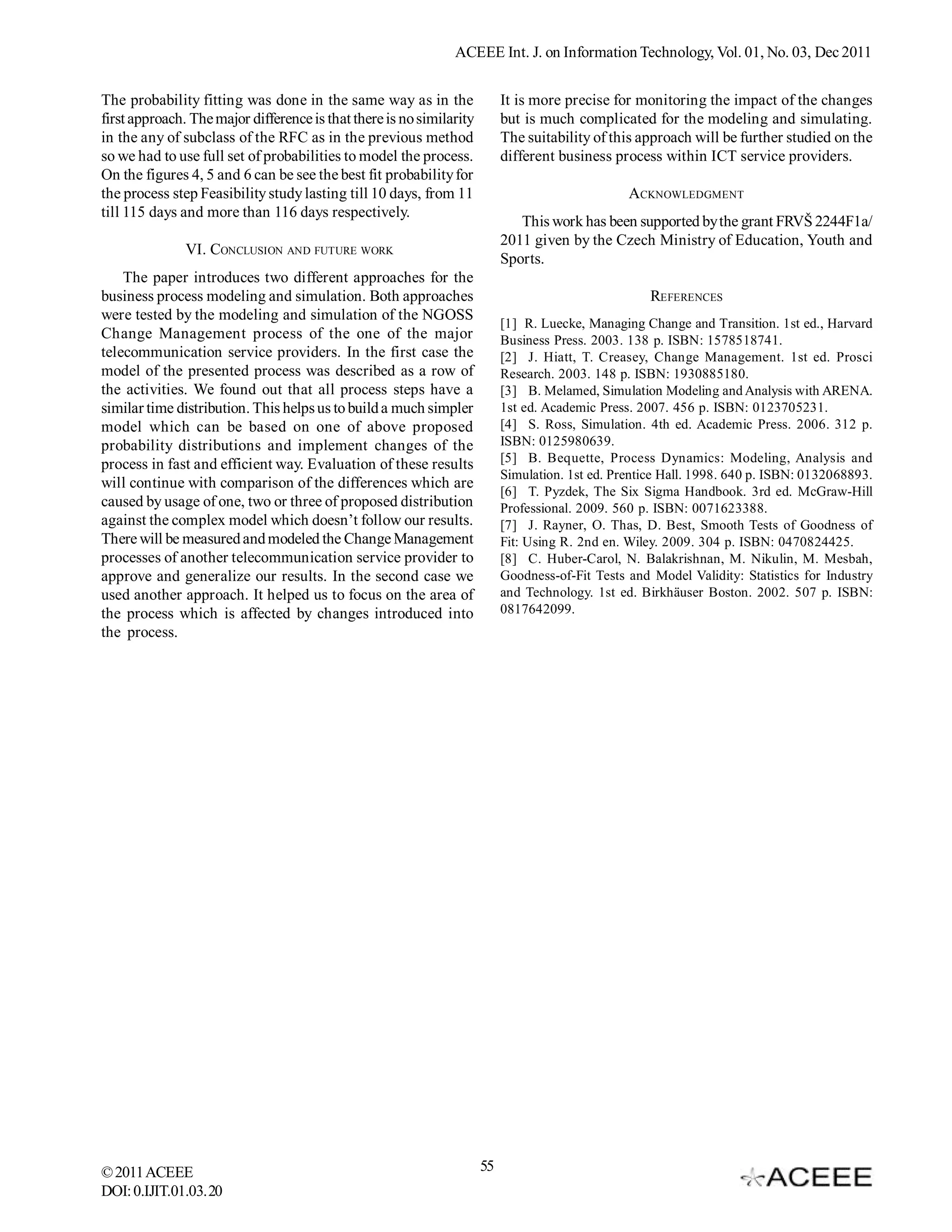 Two Different Approaches for NGOSS Process Modeling and Simulation | PDF | Computer Software and ...