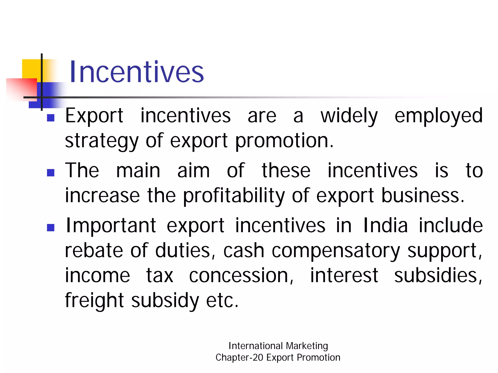 Export Promotions | PDF
