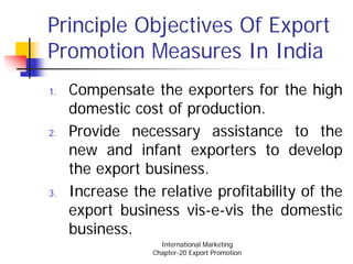 Export Promotions | PDF