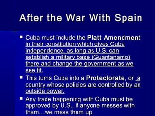Chapter 20 Section 2 - The Spanish - American War | PPT