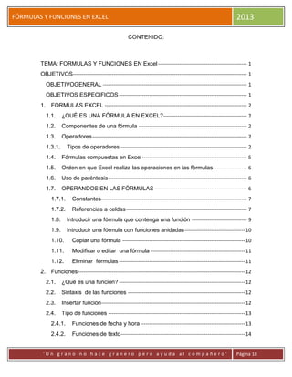 20. fórmulas y funciones en excel | DOCX