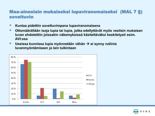 20. Jari Rintala, Maa-aineslain toimivuuden arviointi | PDF