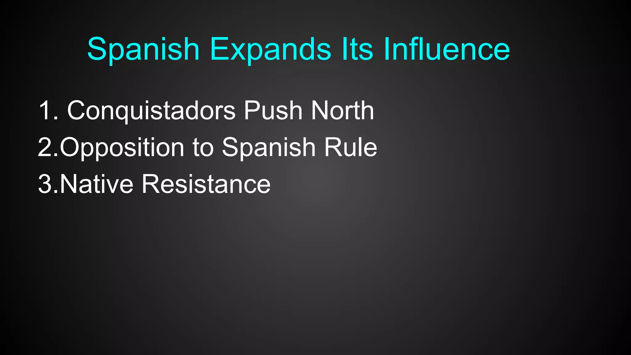 20.1 spanish conquest in the americas (1st period) | PDF