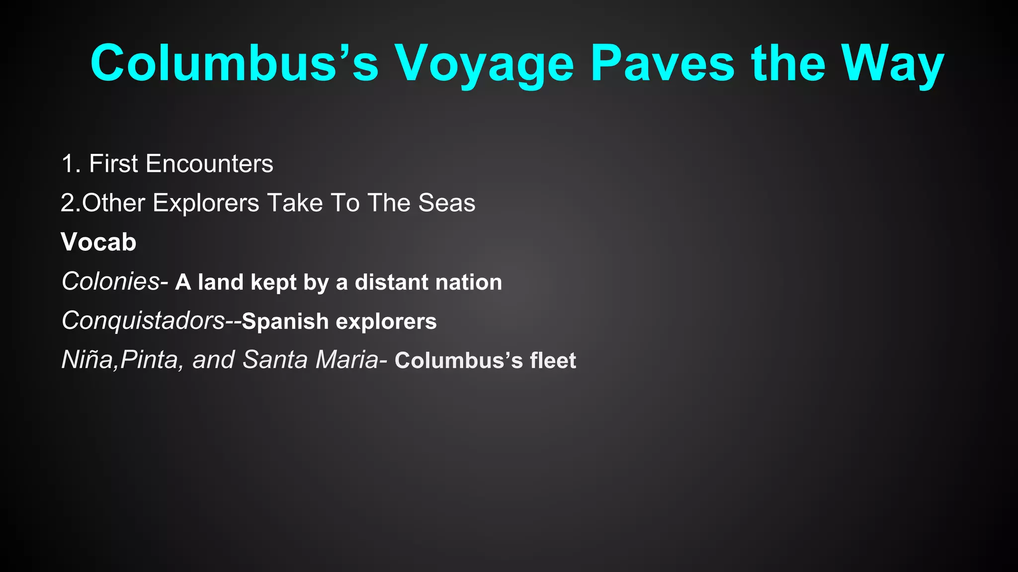 20.1 spanish conquest in the americas (1st period) | PDF