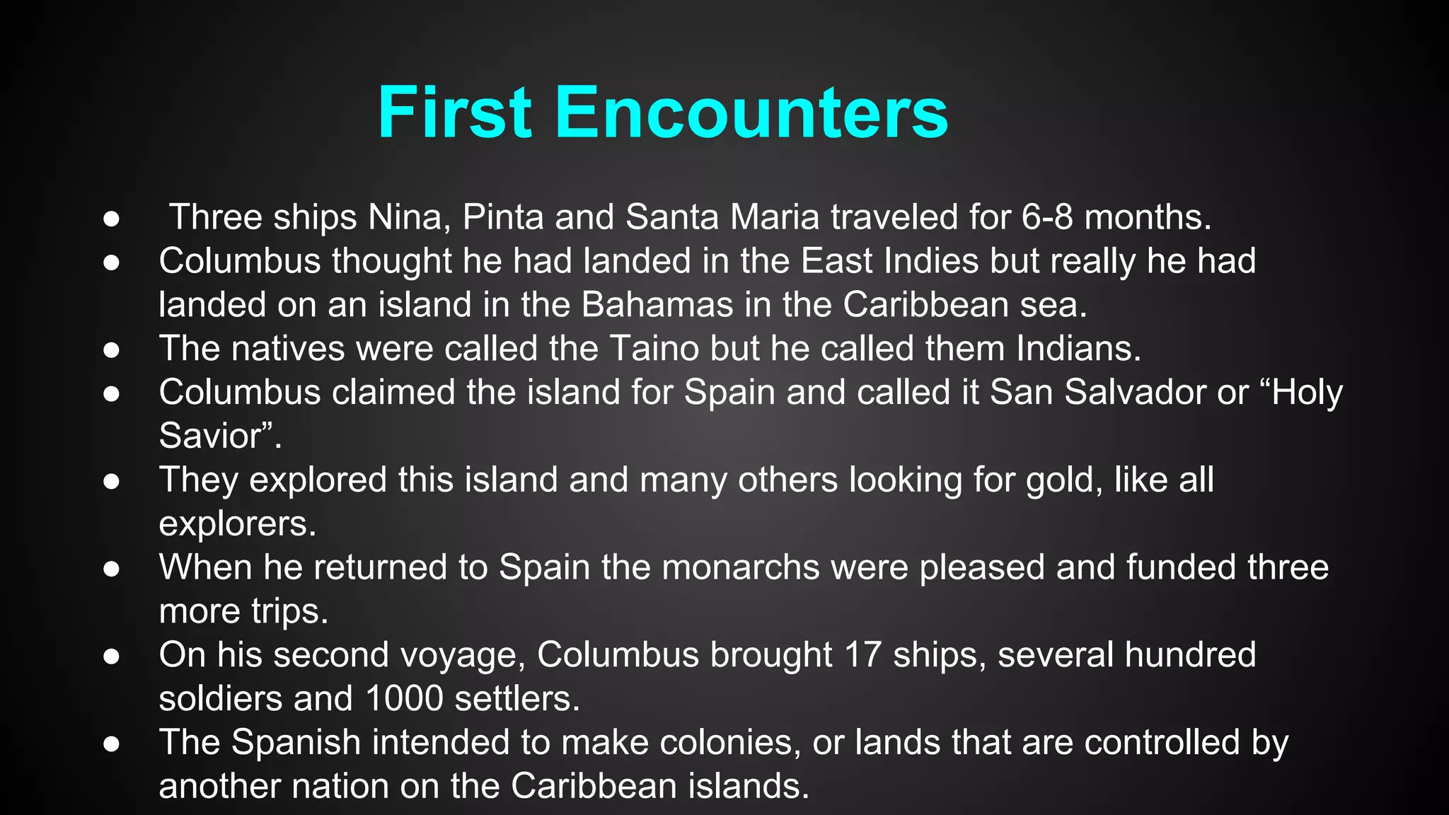 20.1 spanish conquest in the americas (1st period) | PDF