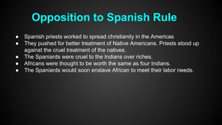 20.1 spanish conquest in the americas (1st period) | PDF