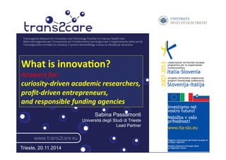 What is innovation? Answers for academic researchers | PDF | Business ...