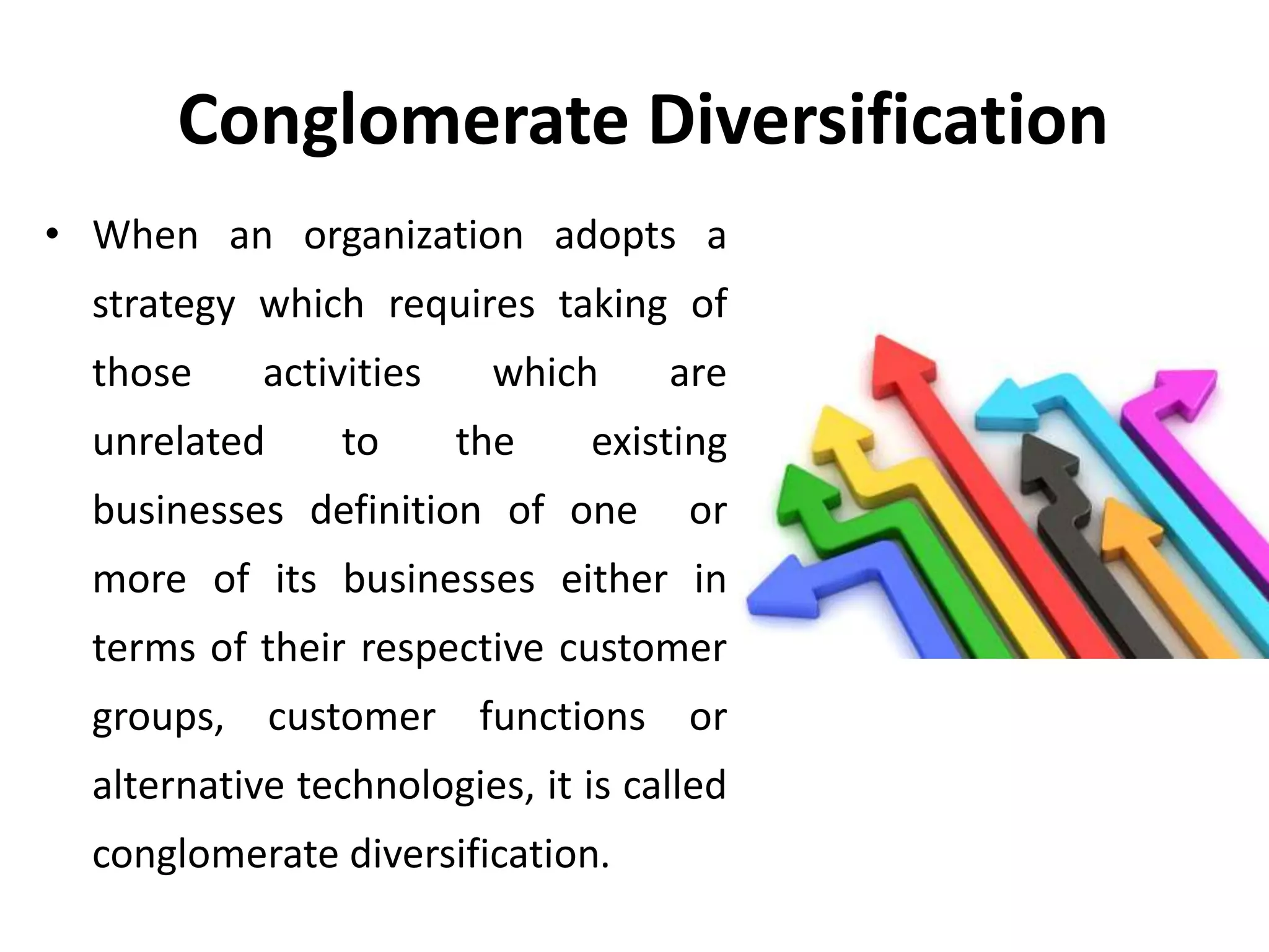 Diversification strategies corporate level strategies - Strategic ...