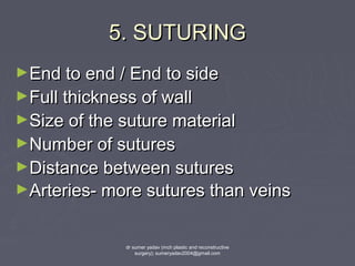 principles of microvascular surgery | PPT
