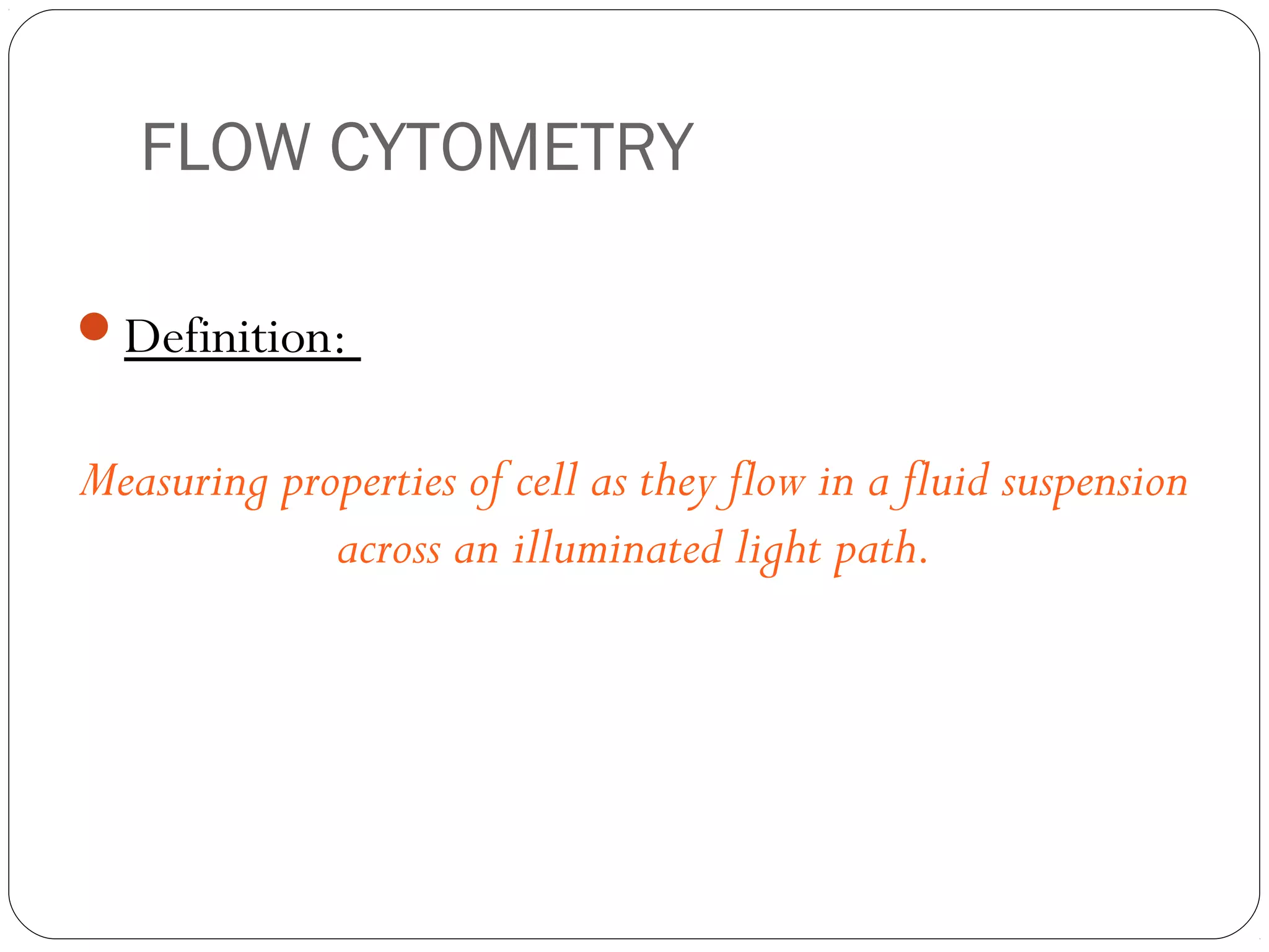Flow cytometry | PPT