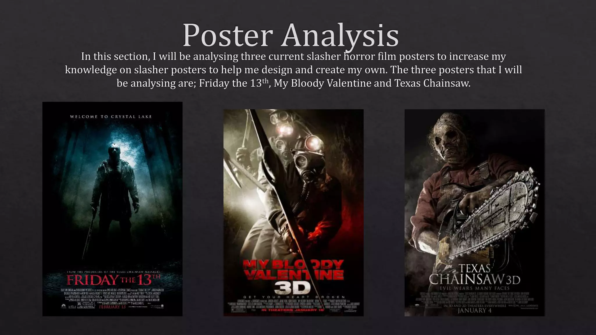 20.Poster Analysis - Friday the 13th | PPTX