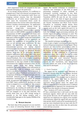 An Effective Approach for Colour Image Transmission using DWT Over OFDM ...