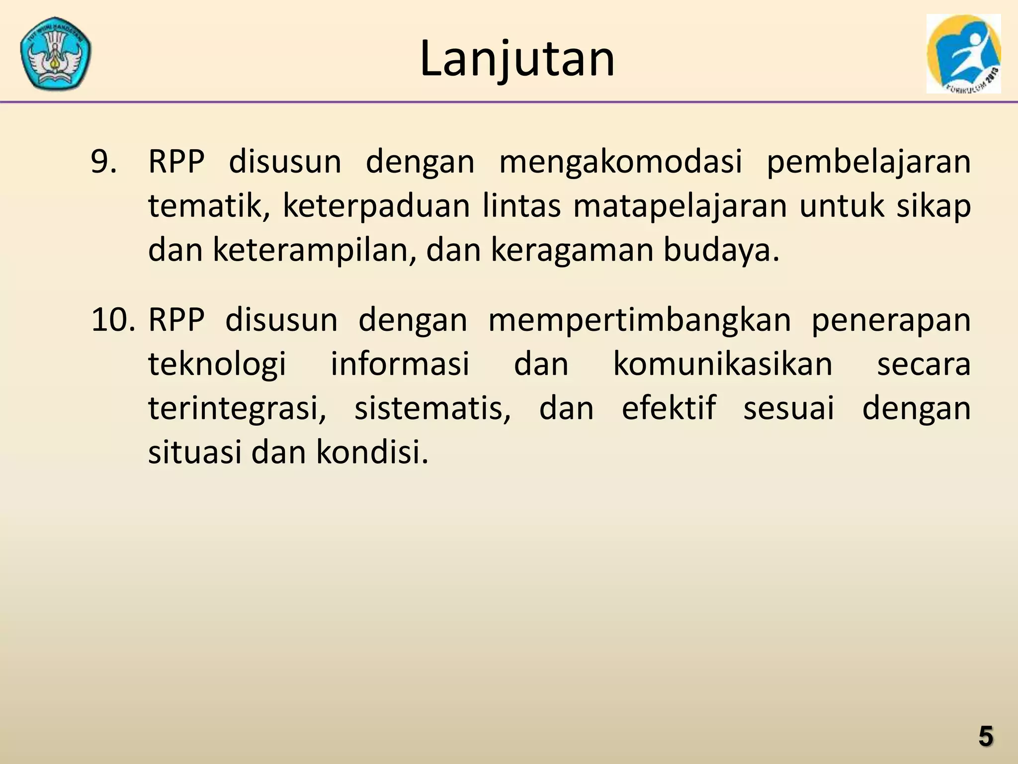 20. rambu rambu penyusunan rpp | PPT
