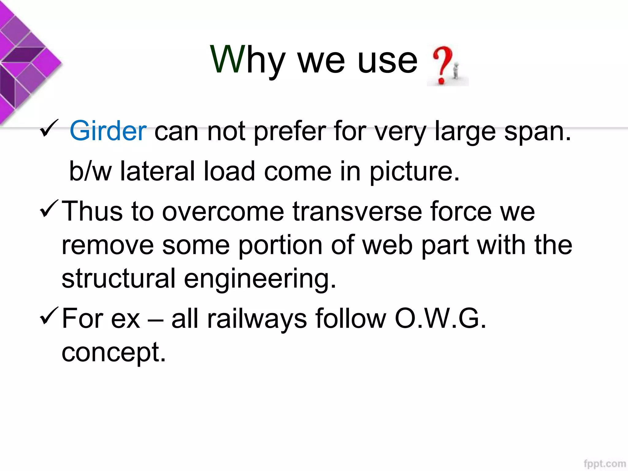 open web girder | PPSX