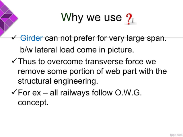 open web girder | PPSX