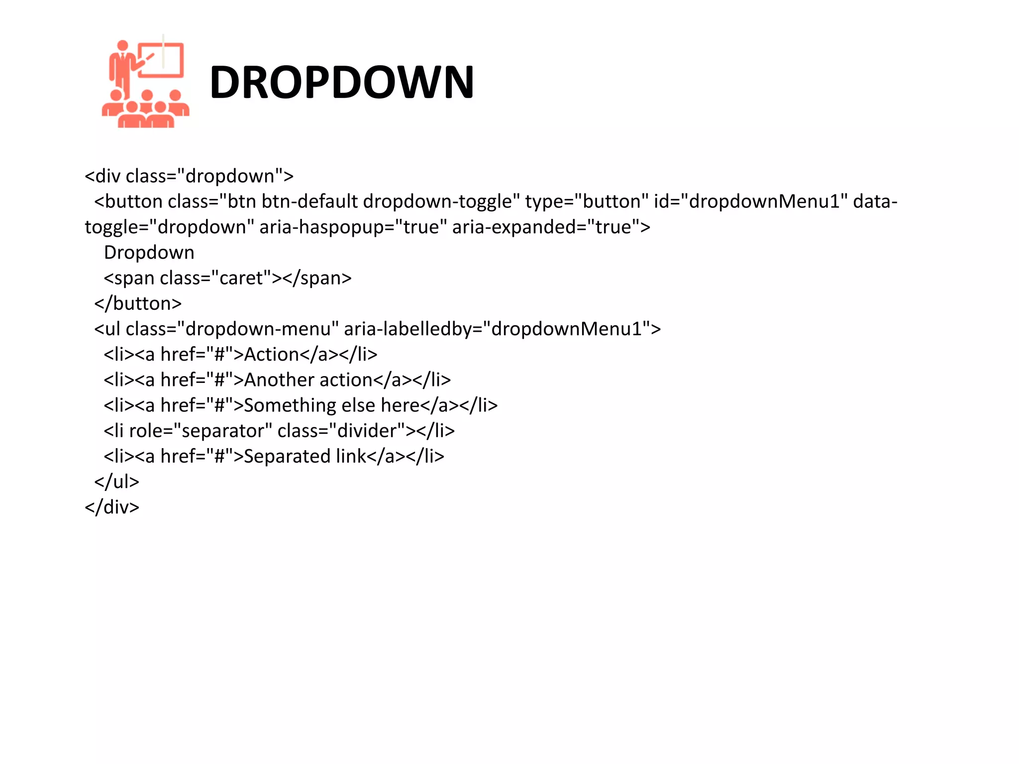 Web Design Course Lecture 20 Bootstrap Dropdown Button Group Input Group Navbar