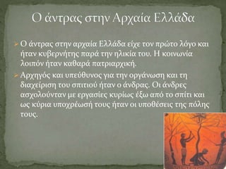 ΓΥΝΑΙΚΕΙΑ ΚΑΙ ΑΝΤΡΙΚΑ ΠΡΟΤΥΠΑ | PPT