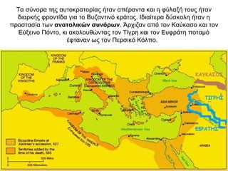 Η φύλαξη των ανατολικών συνόρων και οι Ακρίτες. | PPT
