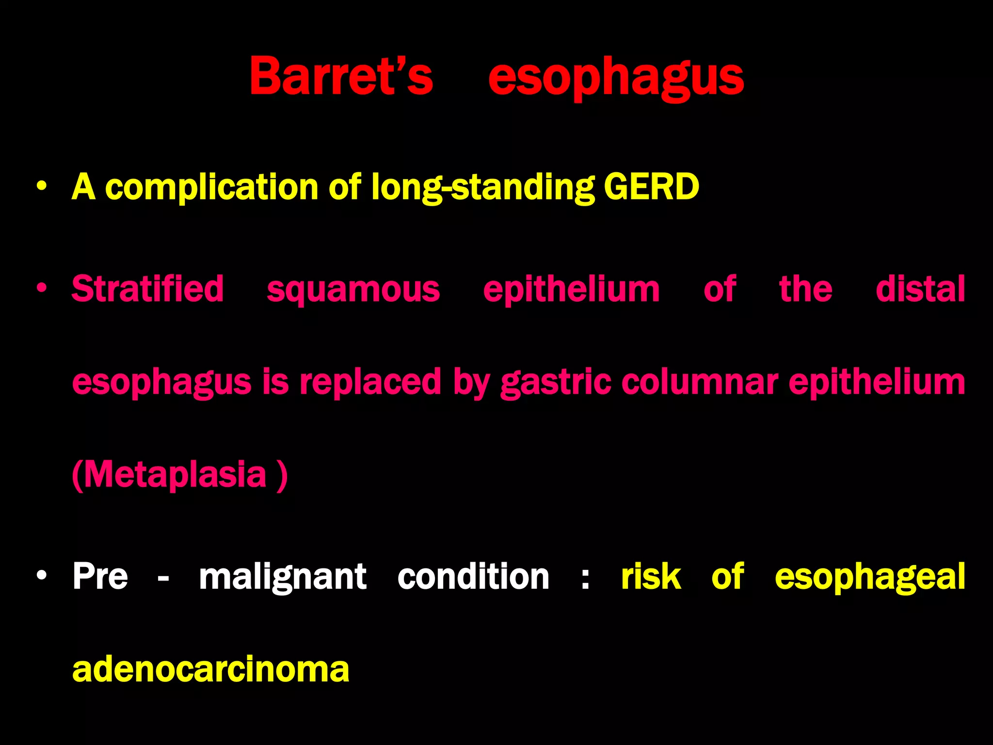 Evaluation of dysphagia and diseases of the esophagus | PPTX
