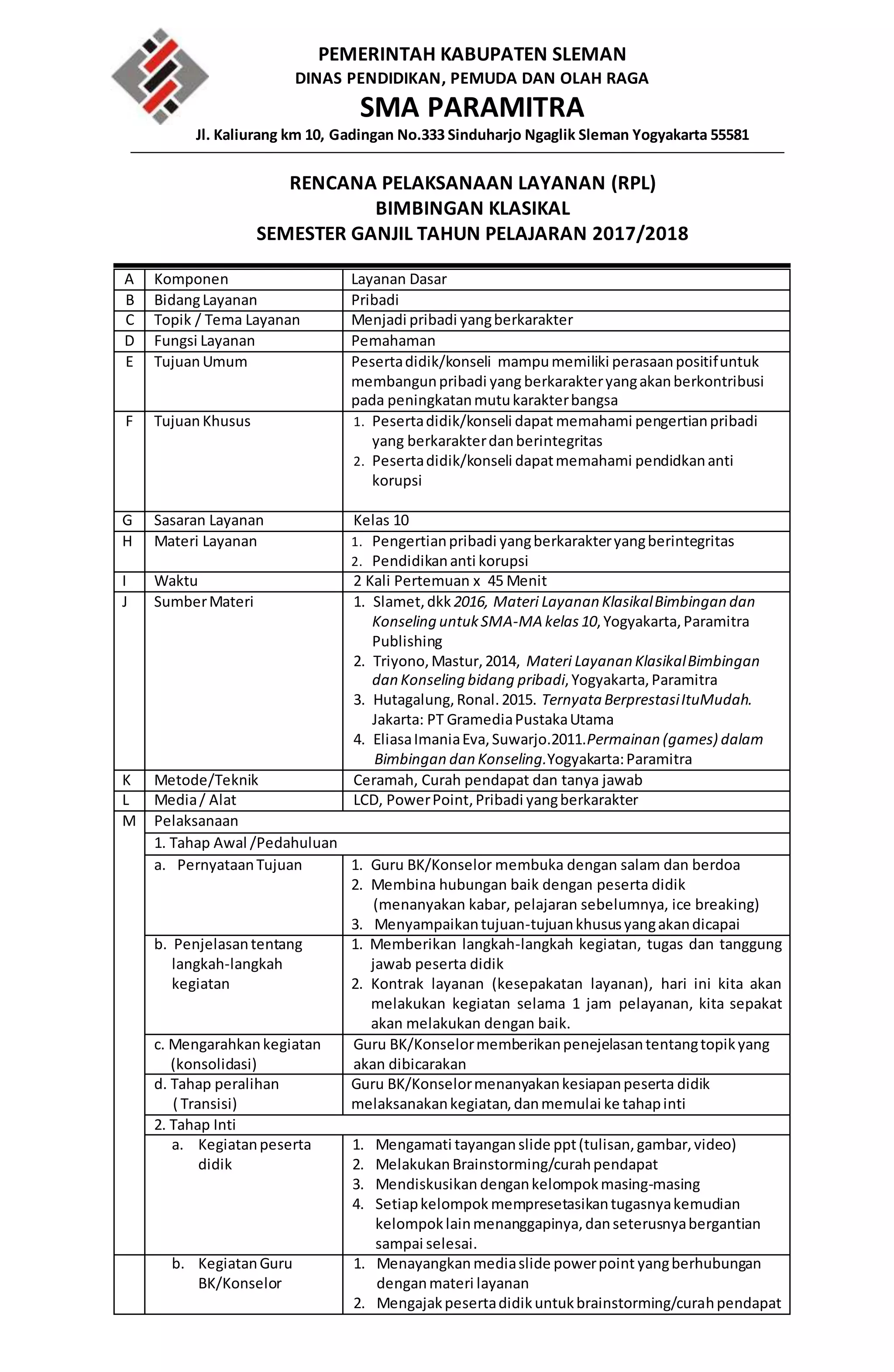 20. rpl menjadi pribadi yang berkarakter (genap) | DOCX