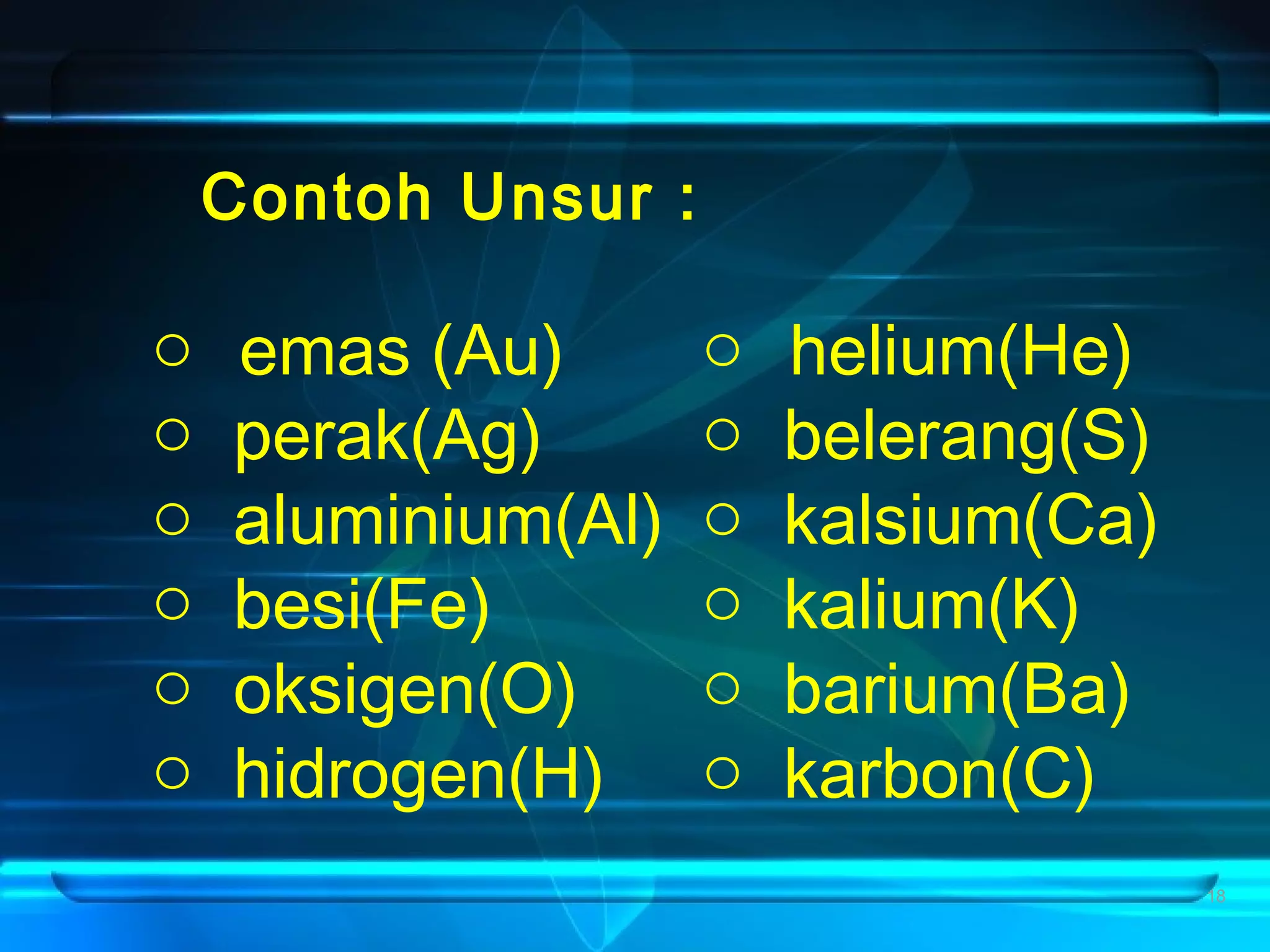 Unsur, Senyawa, Campuran / Kelas 7 SMP | PPT