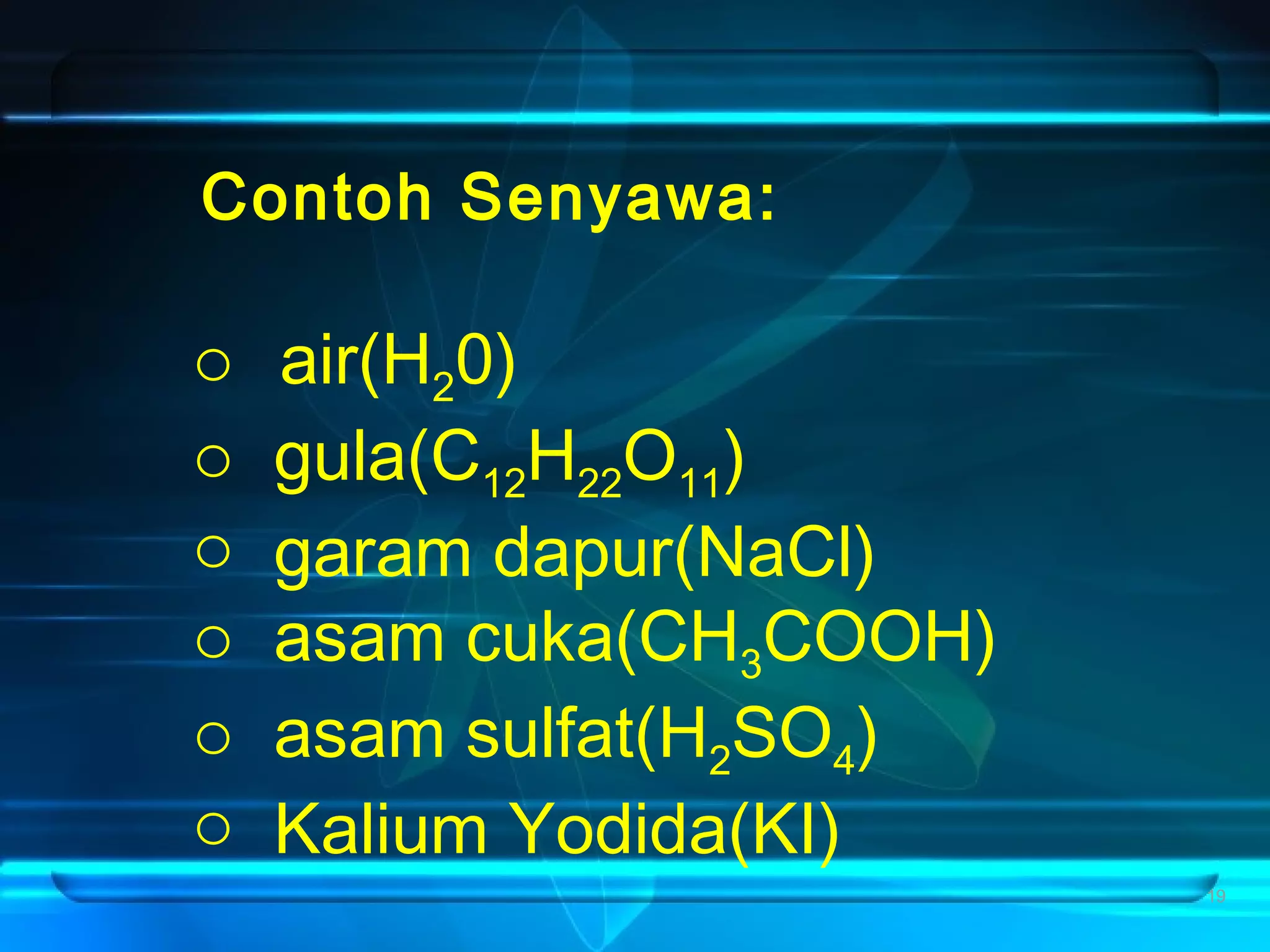Unsur, Senyawa, Campuran / Kelas 7 SMP | PPT