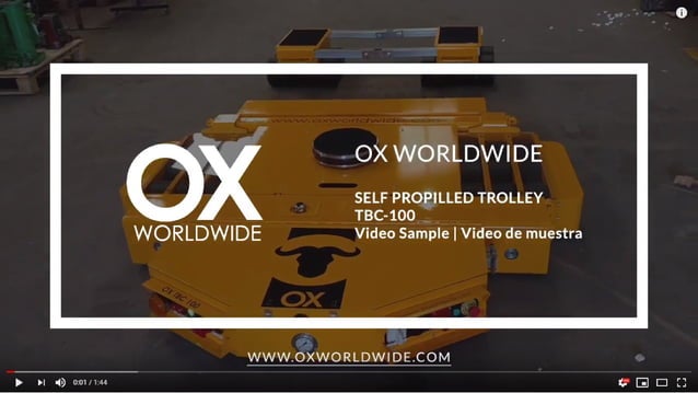 Self propelled Trolley OX-TBC-100 TONS | PPT