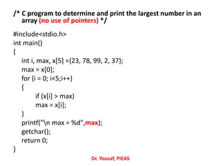 C Language Lecture 20 | PPT