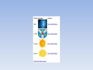 20. CodeIgniter edit images | PPTX | Web Development | Internet