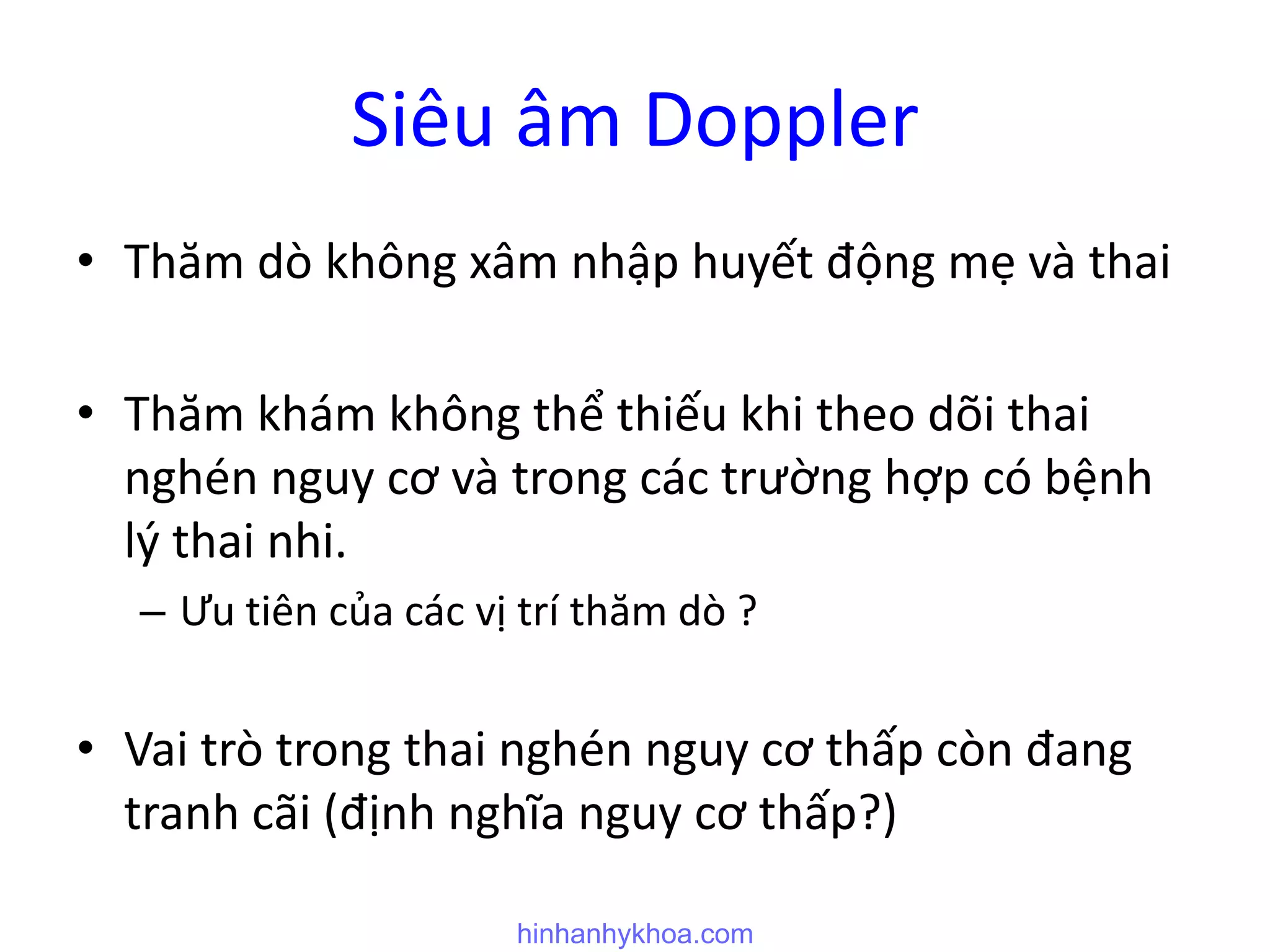 20. Sieu am doppler san khoa, GS Michel Collet | PDF