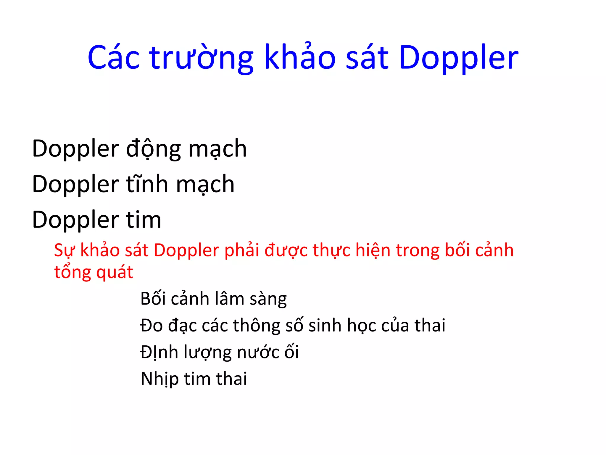 20. Sieu am doppler san khoa, GS Michel Collet | PPT