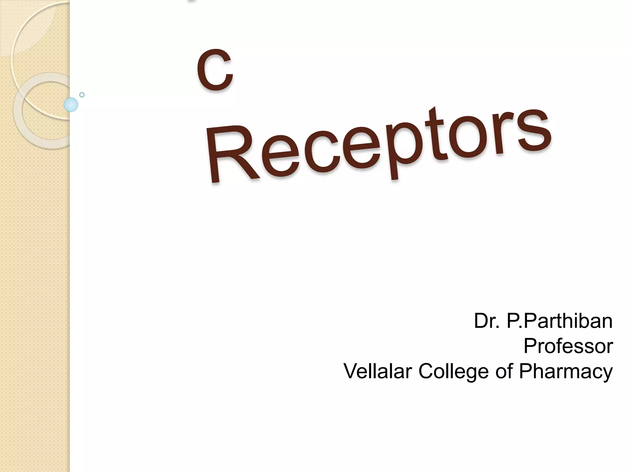 Introduction to Adrenergic receptors & Types | PPTX