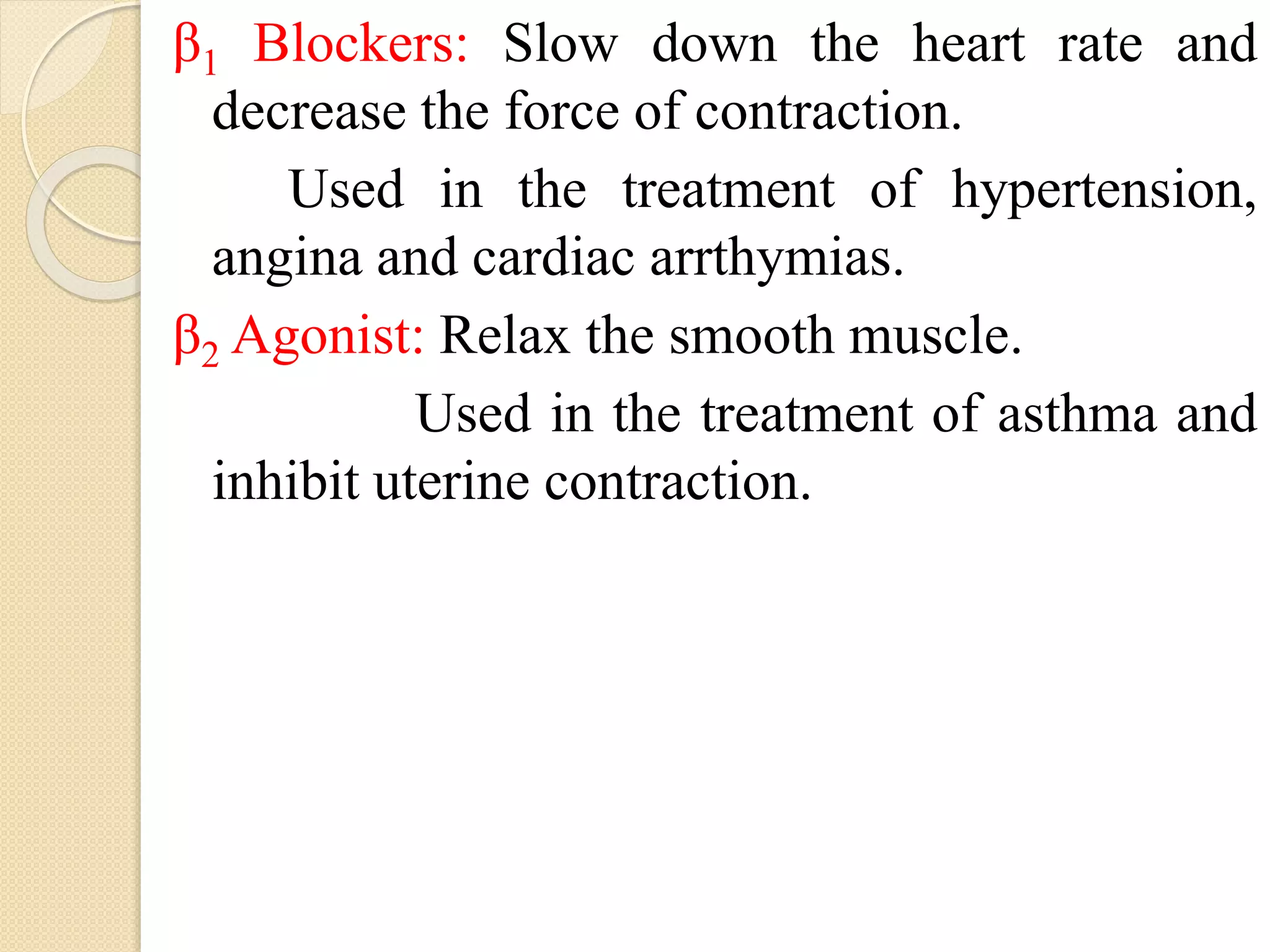 Introduction to Adrenergic receptors & Types | PPTX