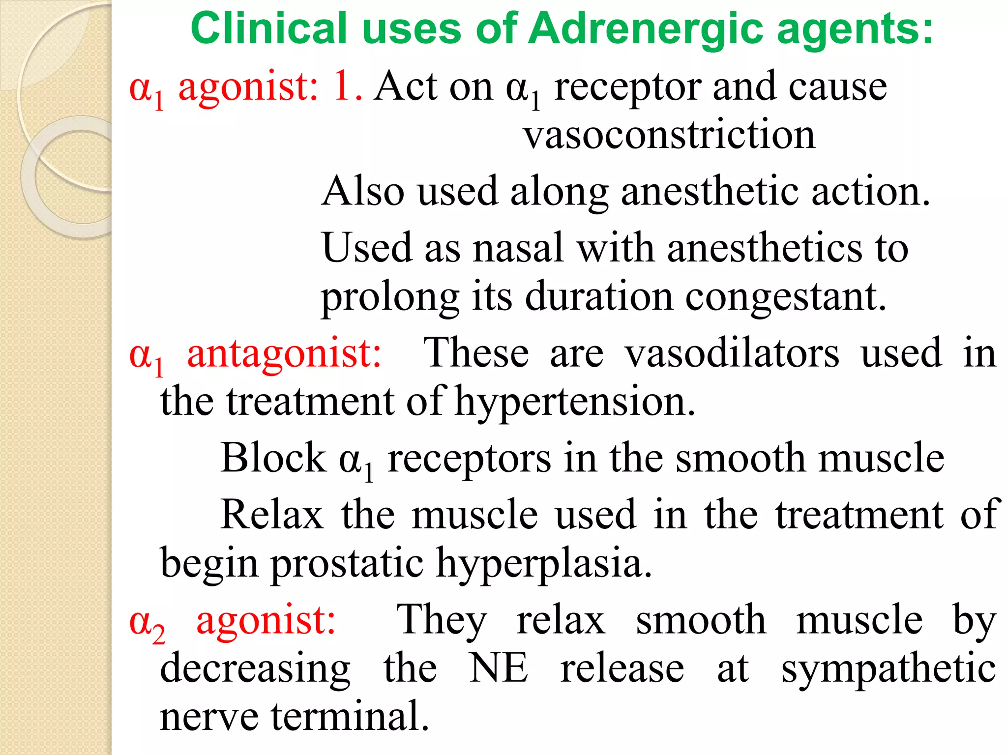 Introduction to Adrenergic receptors & Types | PPTX