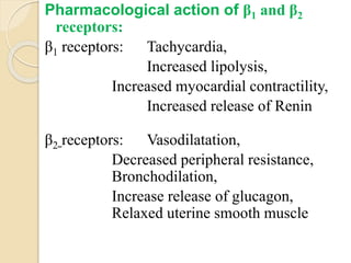 Introduction to Adrenergic receptors & Types | PPTX
