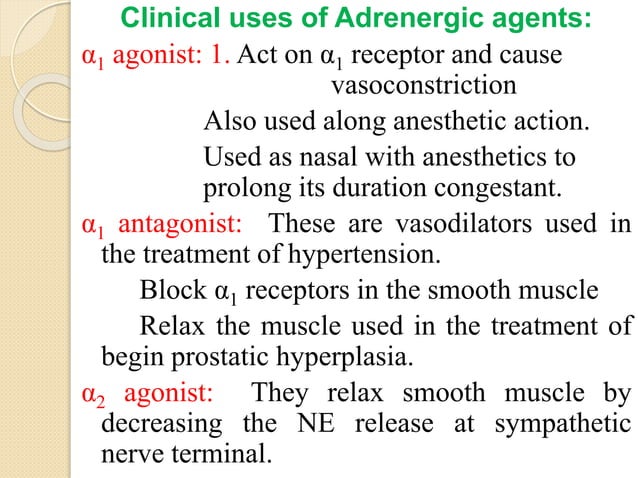 Introduction to Adrenergic receptors & Types | PPTX | Heart and ...