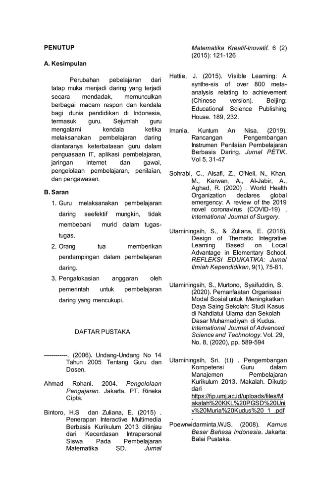 20. nurina tyassari kelas a uas | PDF