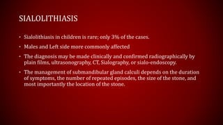 Salivary Glands Disorders | PPTX
