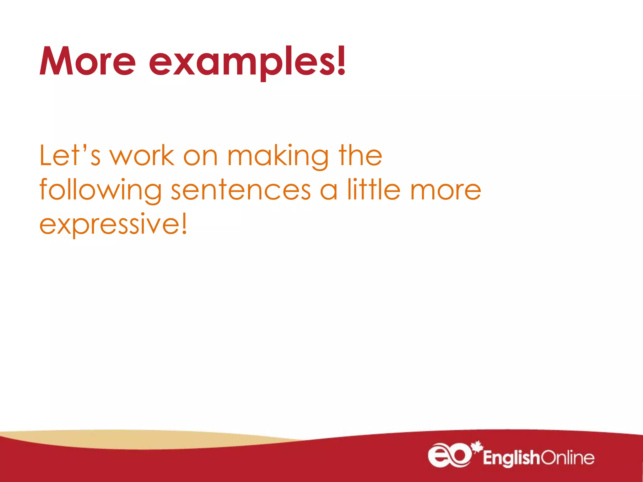 simple sentences | PPT