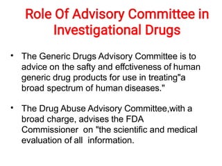 Investigational use of drugs | PPTX